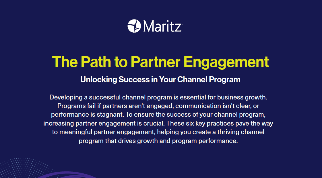 The Path to Partner Engagement | Maritz